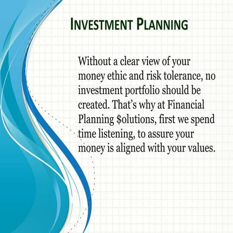 Issues in Investment Planning | PPTX
