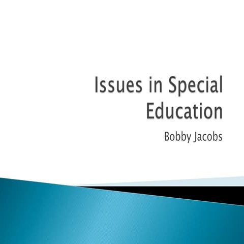 Issues In Special Education | PPTX