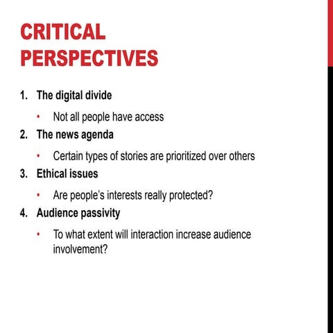 Issues in Web Documentary | PPT