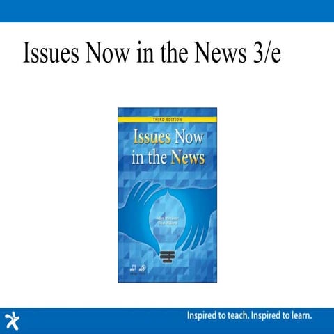 Issues Now in the News 3/e | PPT