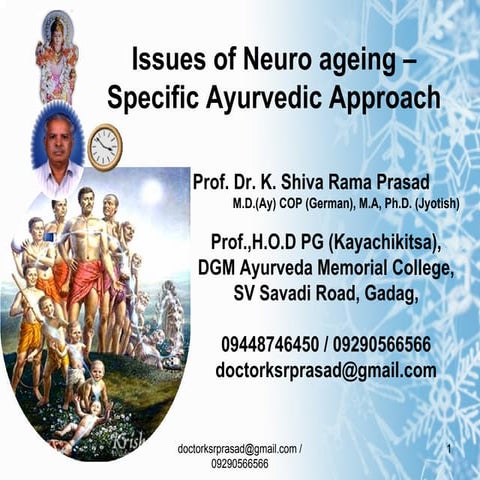 Issues of neuro ageing ksr-ppt | PDF | Brain and Nervous System ...