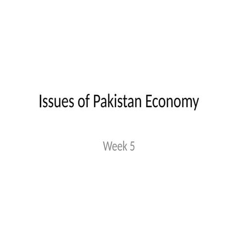 Issues of Pakistan Economy by Naseer.pptx