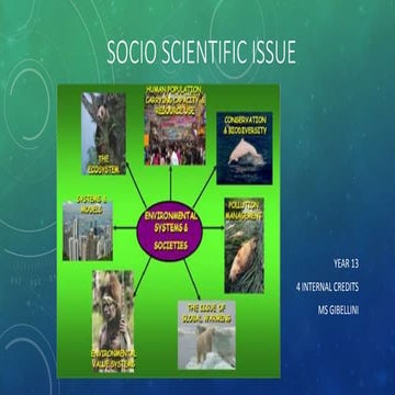 Socio Scientific Issue Introduction | PPT