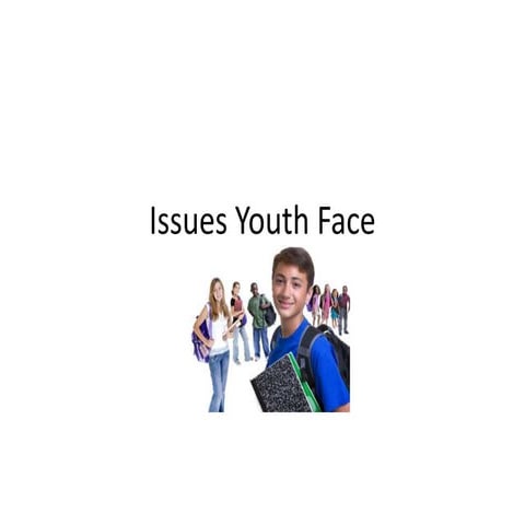 Issues youth face | PPTX | Debated Sensitive Social Issues | Sensitive ...