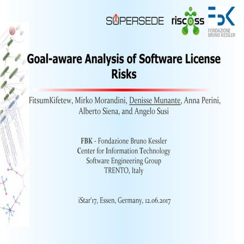 Fhnw - role in SUPERSEDE | PDF