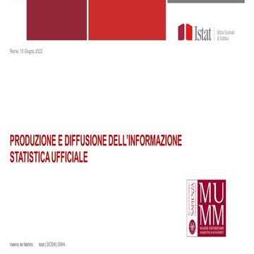 L’Istat: all’interno della produzione e diffusione dell’informazione ...