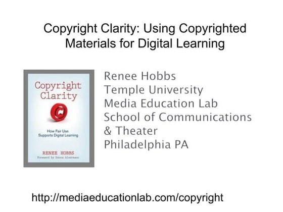 Plagiarism, copyright and fair use | PPT | Law