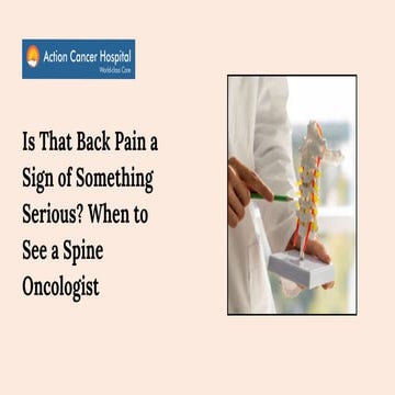 Is That Back Pain a Sign of Something Serious When to See a Spine ...
