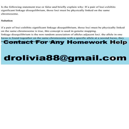 Is the following statement true or false and briefly explain why If.pdf