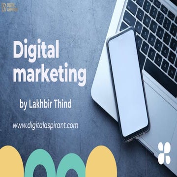 Digital Marketing PPT(Presentation) - Digital Marketing Strategies | PPTX