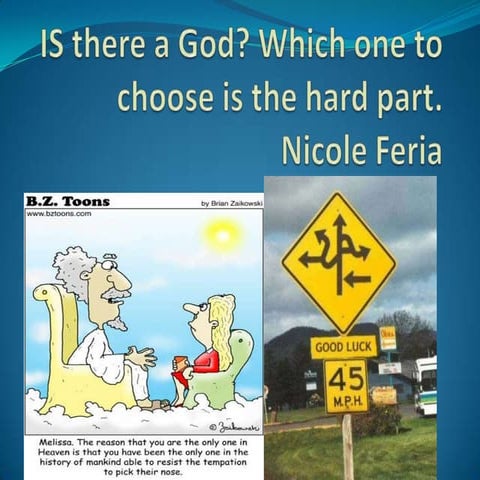 God Does Exist | PPT