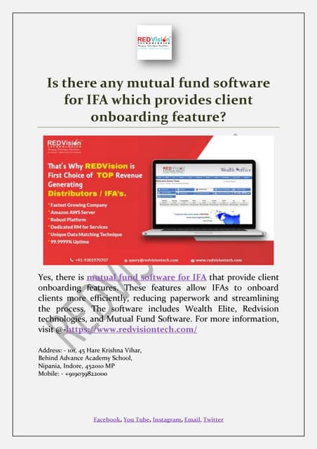 Why Mutual Fund Software in India present stake.pdf