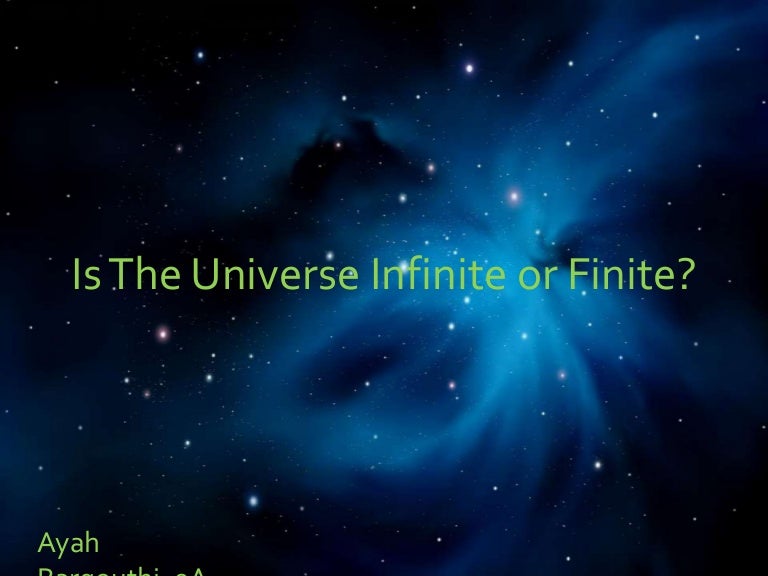 Is the universe infinite or does it simply expand