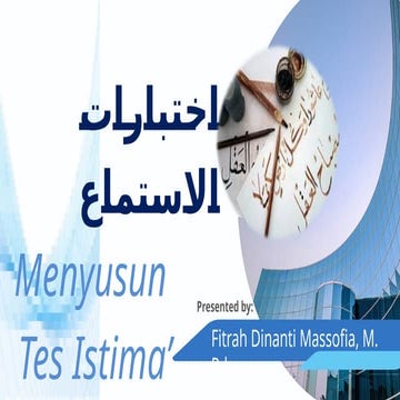 Istima' Test_Taqwim Ta'lim Arabiyah.pptx