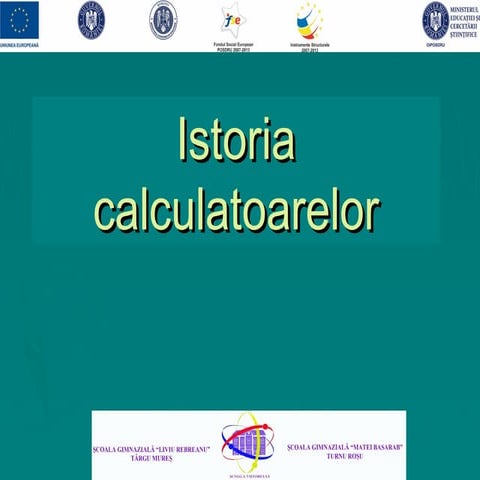 Istoria calculatoarelor | PPT