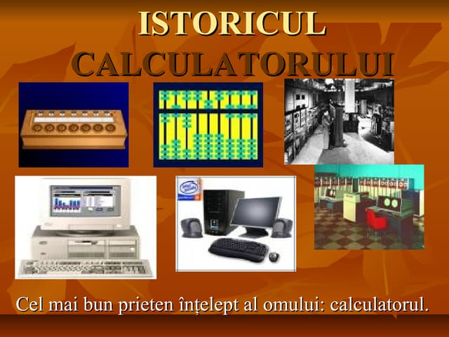 Istoria calculatorului | PPTX