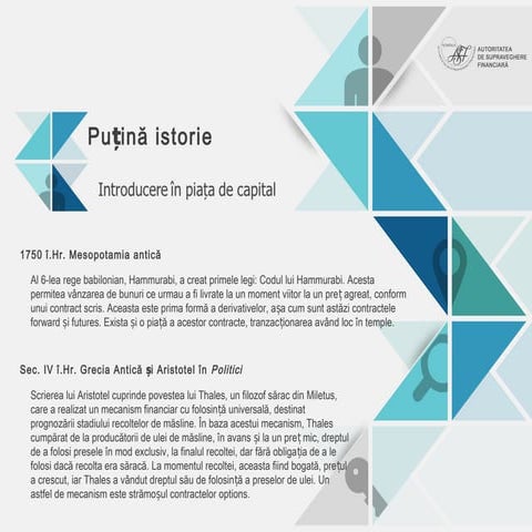 Istoric Piata de Capital | PPT