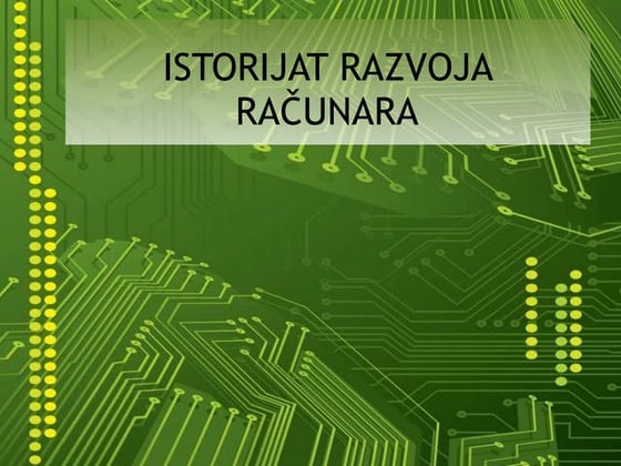 3. Uvod u informatiku - Podatak i informacija. Računarstvo i ...