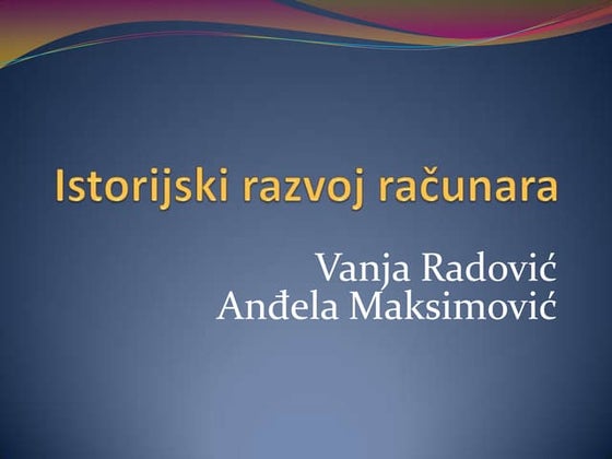 3. Uvod u informatiku - Podatak i informacija. Računarstvo i ...