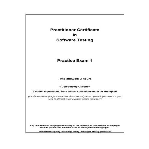 Istqb advanced practioner_level_practice_exam_1 | PDF