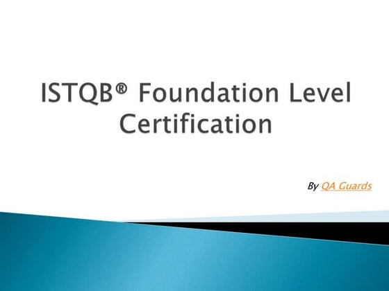 ISTQB Certificate | PDF