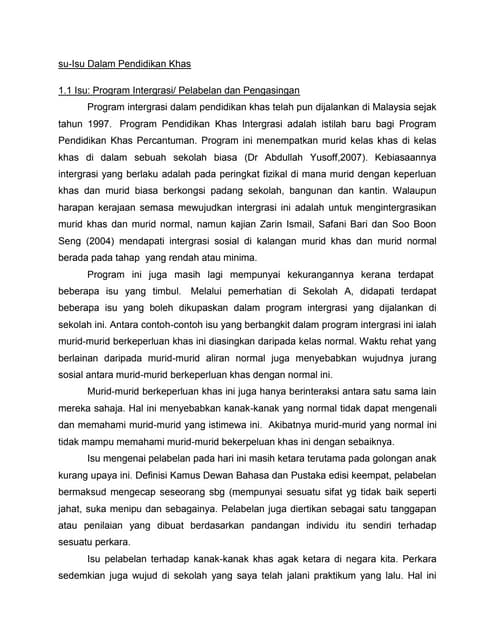 Contoh penulisan reflektif | PDF