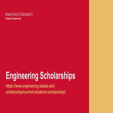 Iowa State College of Engineering Slides Template | PPTX