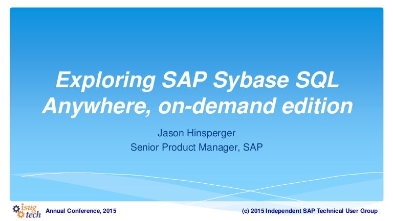 Sap sybase sql anywhere 16 download - ergagas