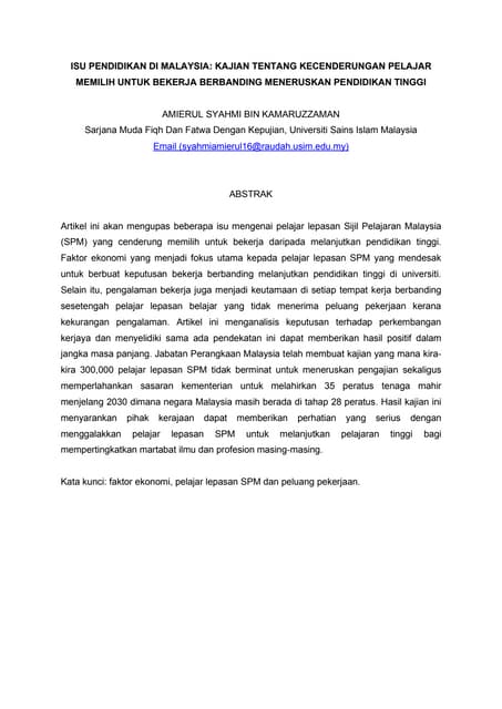 SURAH-SURAH HAFAZAN UJIAN PENILAIAN KAFA | PDF