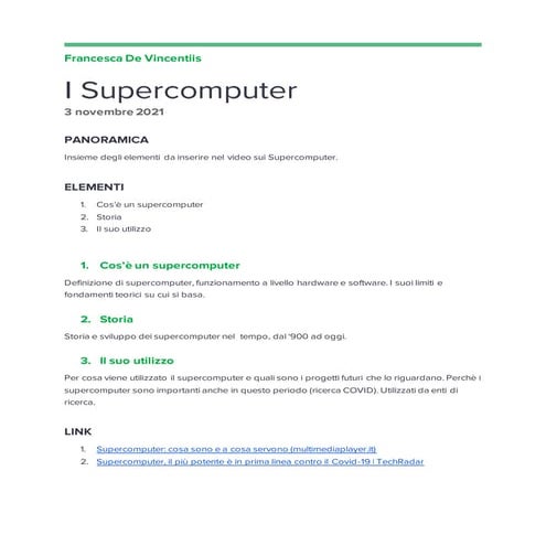 I Supercomputer Docx