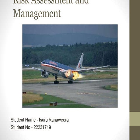 Risk Assessment and Management | PPTX