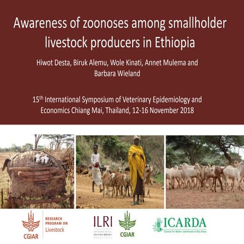 Awareness of zoonoses among smallholder livestock producers in Ethiopia ...