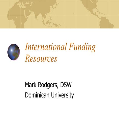 5 latest international grants that can fund high impact ngo projects | PPTX