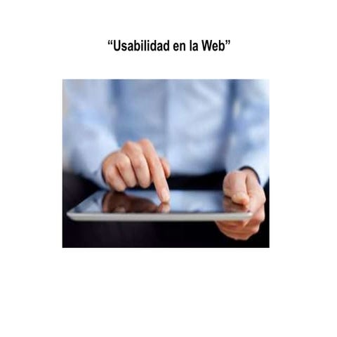 Ingeniería de Software y Usabilidad Web. | PPT