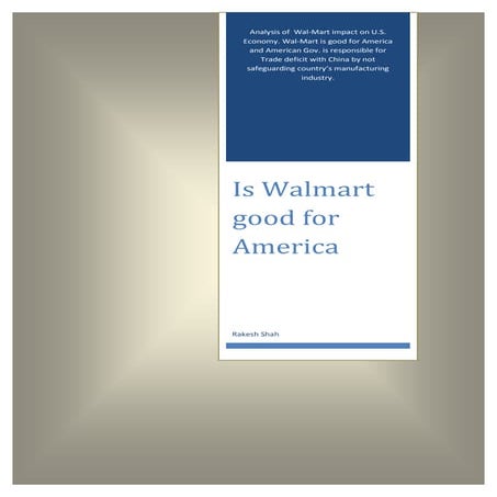 Is wal mart-good_for_america - ss | PDF