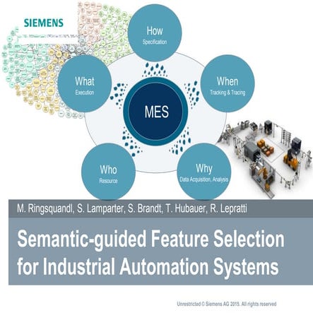 Iswc 15 Semantic Guided Feature Selection Ppt 2691