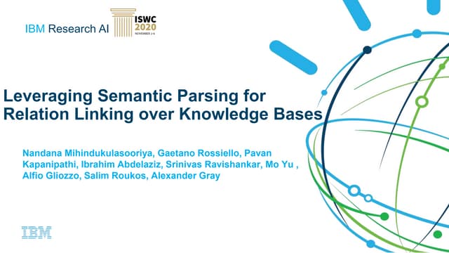 Leveraging Semantic Parsing for Relation Linking over Knowledge Bases | PPT Leveraging Semantic Parsing for Relation Linking over Knowledge Bases | PPT