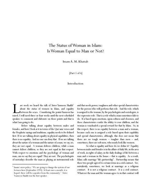 women in islam | PPT