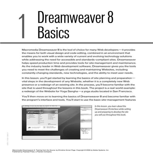 Introduction To Web Design with Dreamweaver Basics | PPT
