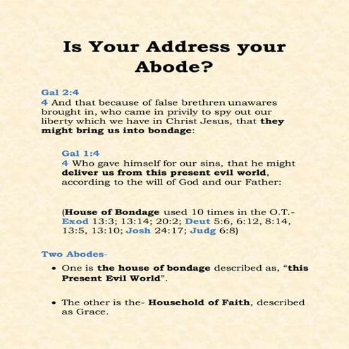 Is Your Address your Abode? | DOCX