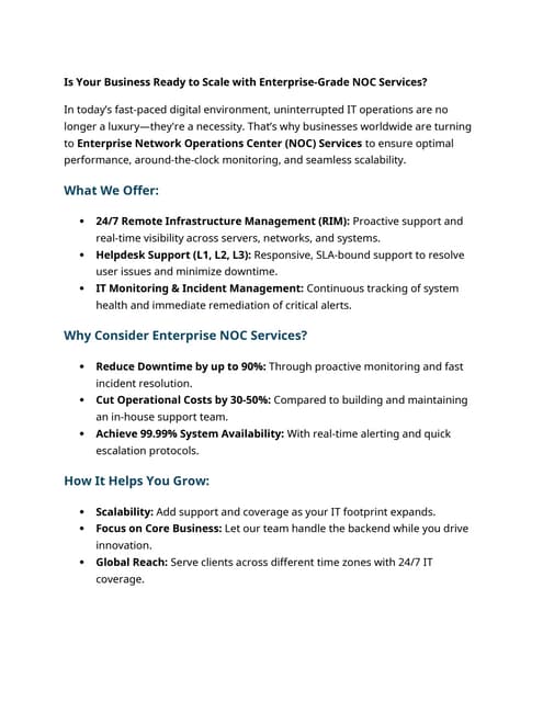 Enhancing Business Continuity with 24/7 Network Monitoring: A Hex64 ...