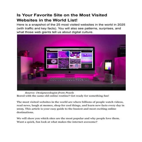 Is Your Favorite Site on the Most Visited Websites in the World List.pdf