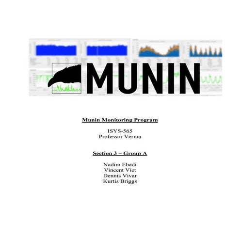 Munin Monitoring Project | PDF