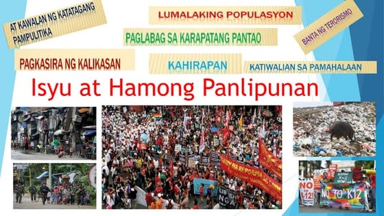 Mga Isyu sa Karapatang Pantao (Organisasyon) | PPT