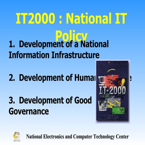 IT 2000 National IT Policy | PPT