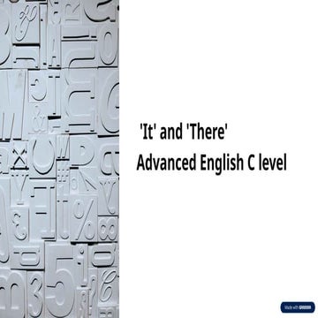 It-and-There. Differences and advanced uses C level.pptx