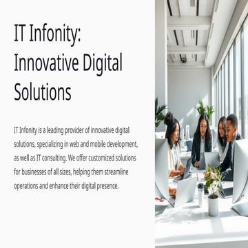 IT Infonity | Custom Mobile & Web Development Services | PPT