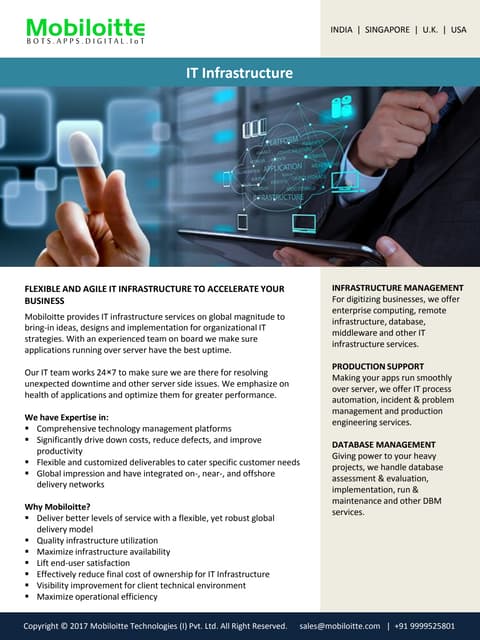 Complete IT Infrastructure Solutions for New Workspaces | PDF