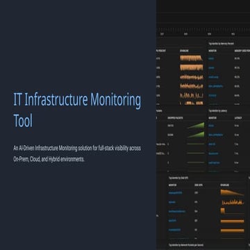 Comprehensive IT Infrastructure Monitoring Tool for Optimal Performance ...