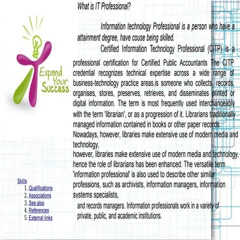 IT Professional | PPT